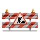 Vector Barrier with Sign and Beacon, Vectors | GraphicRiver