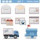 Vector Postal Icons Set 7, Vectors | GraphicRiver