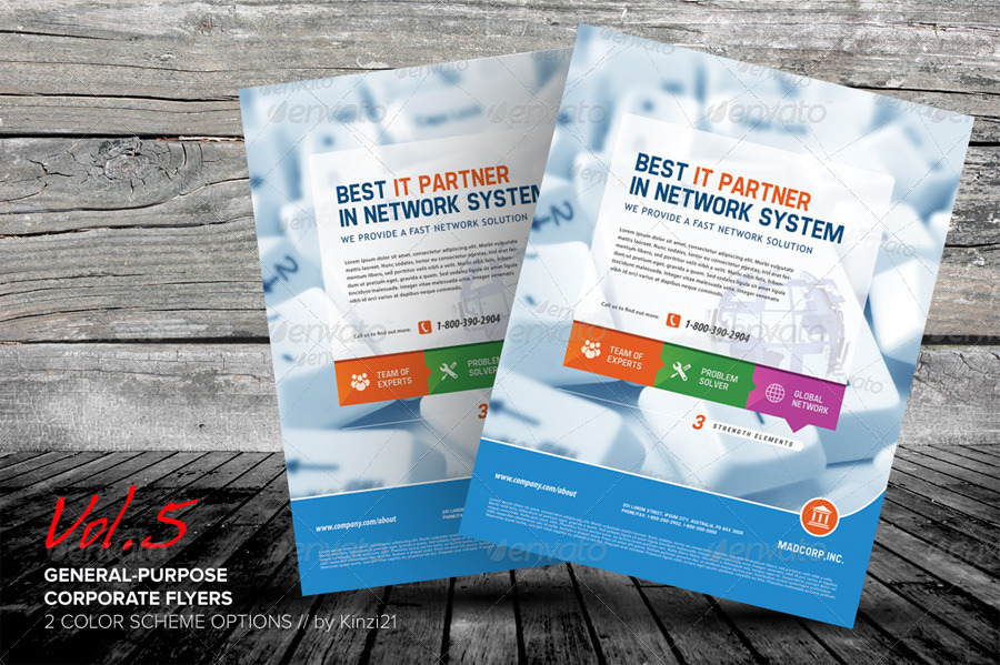 Multi-purpose Corporate Flyer Bundle, Print Templates | GraphicRiver