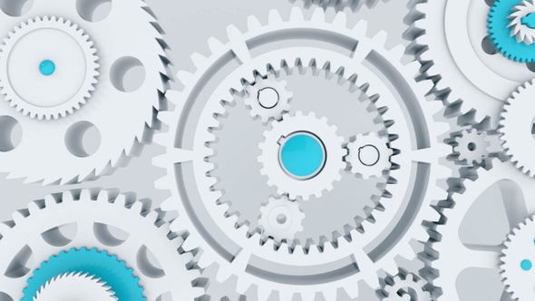 3D Cogwheel Animation, Motion Graphics | VideoHive
