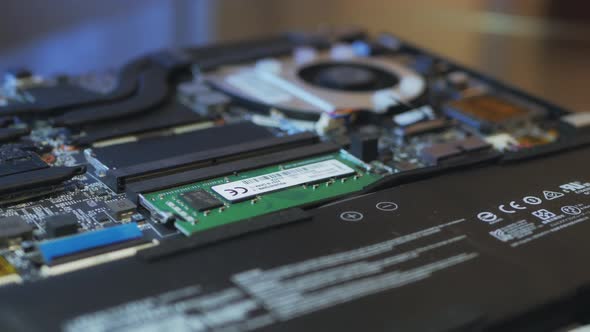 Replace Memory in Laptop Process , Stock Footage | VideoHive