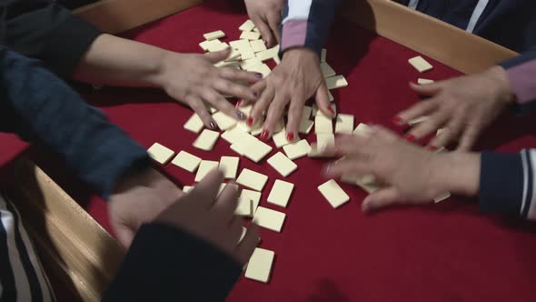 Playing Turkish Traditional Game Okey 2, Stock Footage | VideoHive