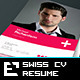 Swiss Resume/CV, Print Templates | GraphicRiver