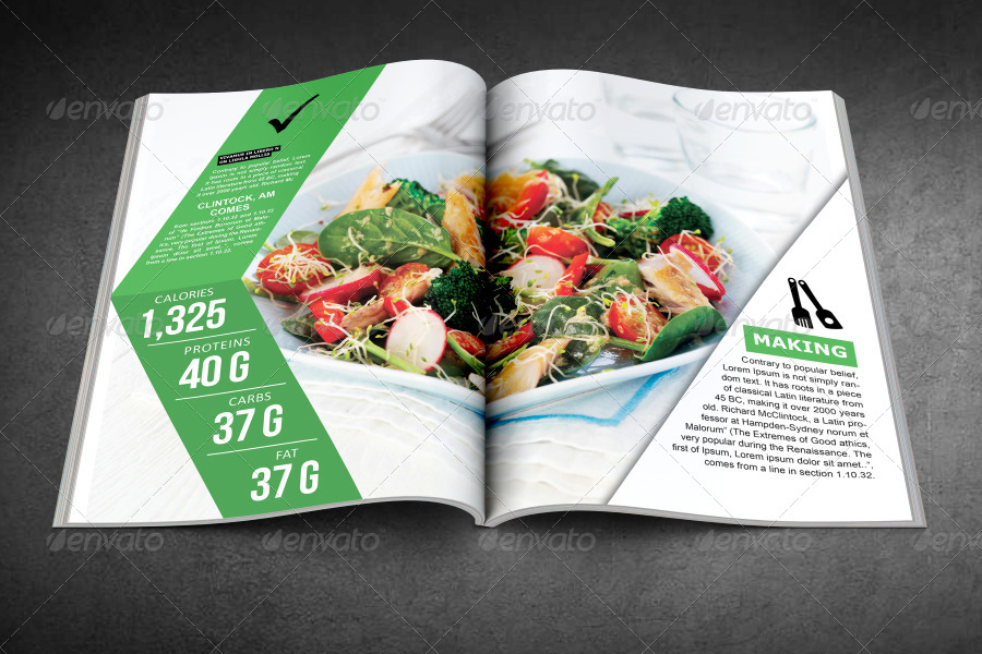 Fitness Body Magazine Issue 2, Print Templates | GraphicRiver