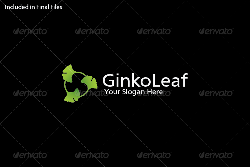 Ginko Leaf, Logo Templates | GraphicRiver