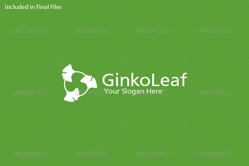 Ginko Leaf, Logo Templates | GraphicRiver