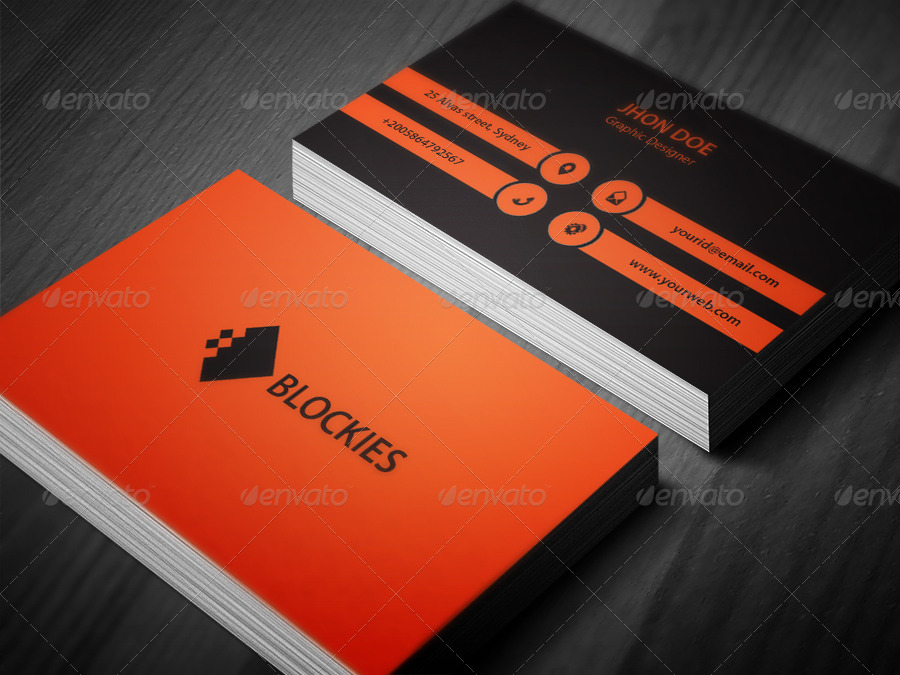 3 Colors Exclusive Business Card, Print Templates | GraphicRiver