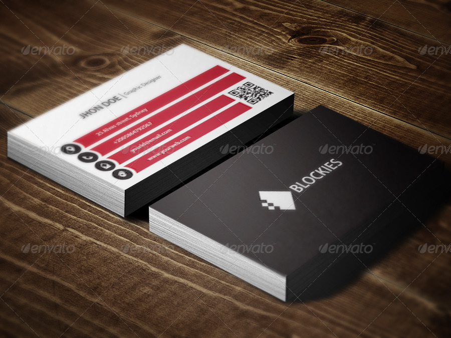 3 Colors Exclusive Business Card, Print Templates | GraphicRiver