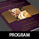 Royal Funeral Service Program Template, Print Templates | GraphicRiver