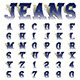 Jeans Font, Vectors | GraphicRiver