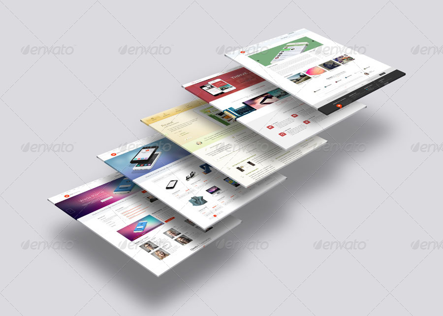 3D Web Page Presentation V2, Graphics | GraphicRiver
