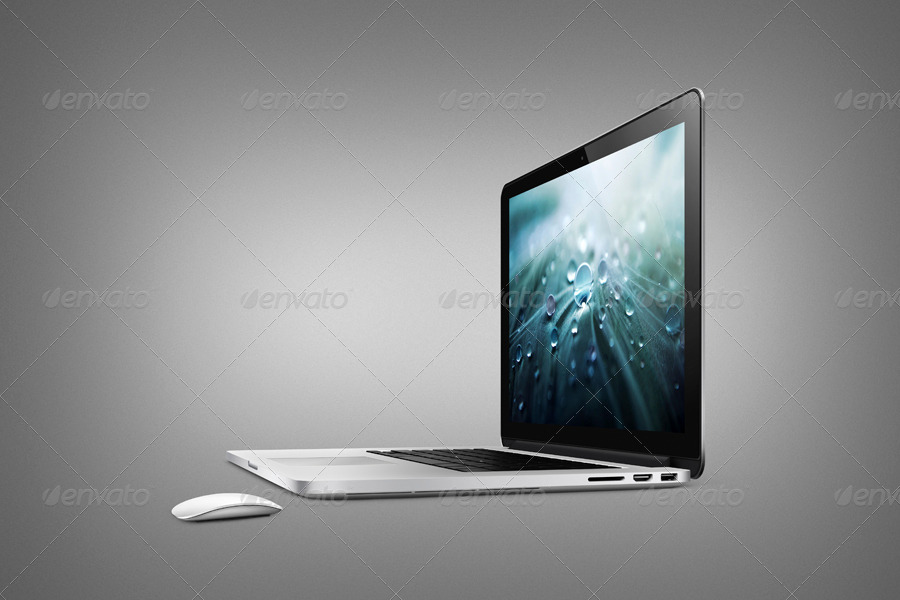 Laptop Mock-Up, Graphics | GraphicRiver