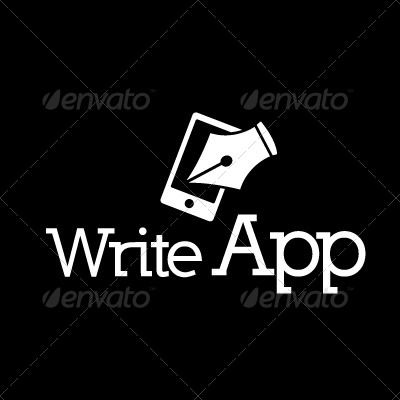 Write App Logo, Logo Templates | GraphicRiver