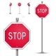 Stop Road Sign, Vectors | GraphicRiver