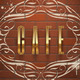 Cafe Decorative Golden Sign on Vintage Brick Wall, Vectors | GraphicRiver