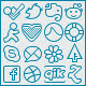 Slender Glyphs: Social Network Icon Set, Icons | GraphicRiver