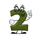 Number Two Cartoon Image, Vectors | GraphicRiver