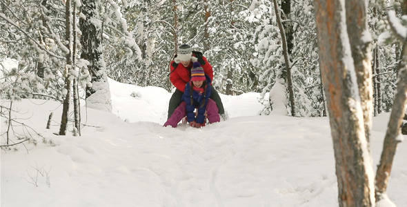 Snowy Weekend, Stock Footage | VideoHive