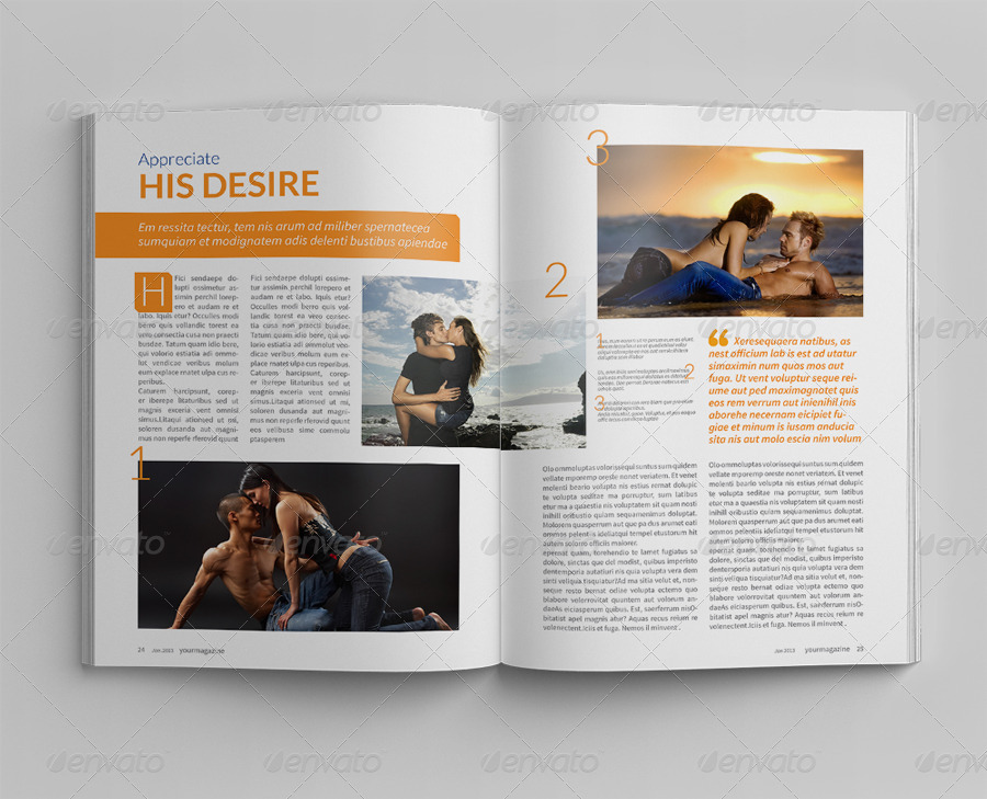A4 / Letter Magzplus Magazine Template, Print Templates | GraphicRiver