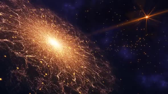 Magic Energy Wave In Space, Loop, Motion Graphics | VideoHive