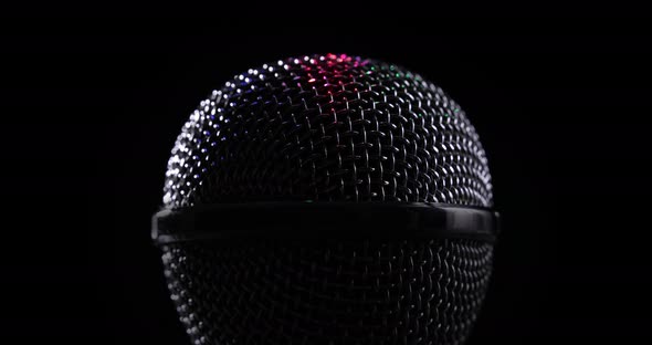 Microphone Head Spinning, Stock Footage | VideoHive
