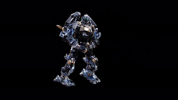 53 Robot Dancing 4K, Motion Graphics | VideoHive