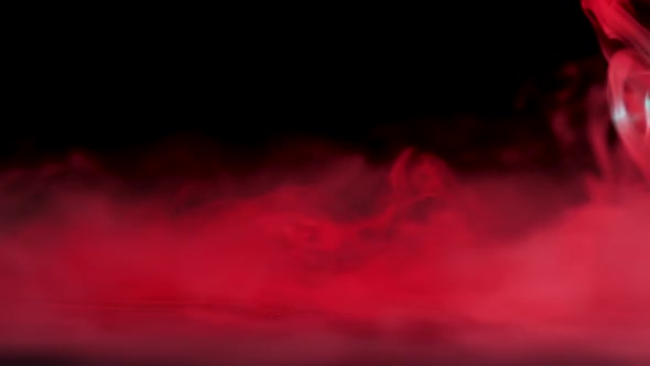 Realistic Red Dry Ice Smoke Clouds Fog Overlay for Different Projects ...