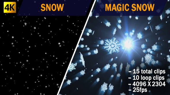Snow and magic snow, Motion Graphics | VideoHive