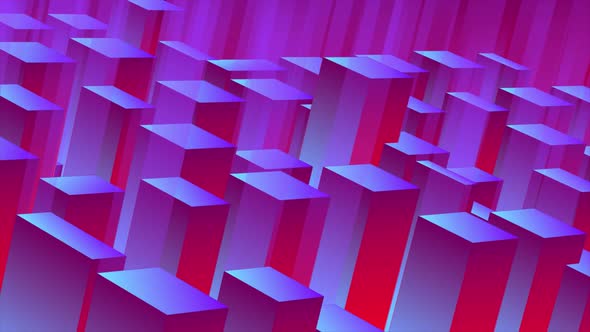 3D Abstract Colorful Cubes Motion Graphics Animation V4, Motion Graphics