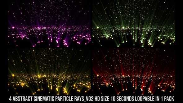 Cinematic Particle Rays Pack V02, Motion Graphics | VideoHive