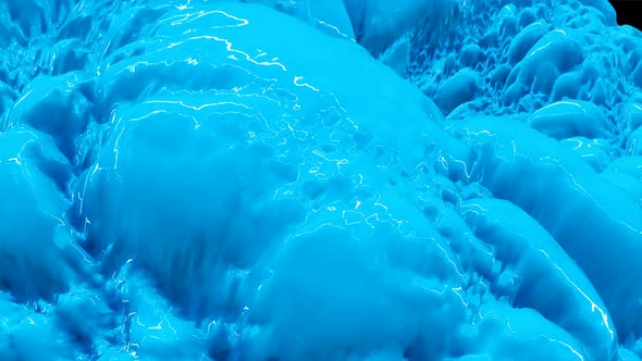 Blue Water Wave Effect Animation 4K, Motion Graphics | VideoHive