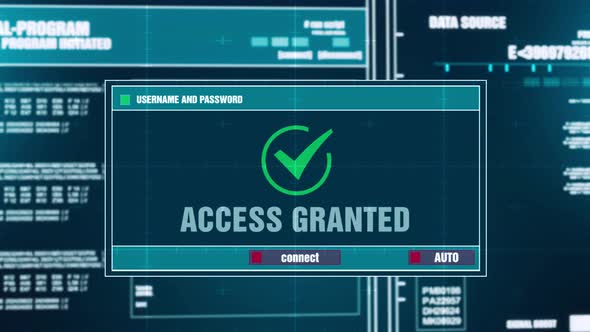 Wrong Password Warning Notification on Digital Security Alert on Screen ...