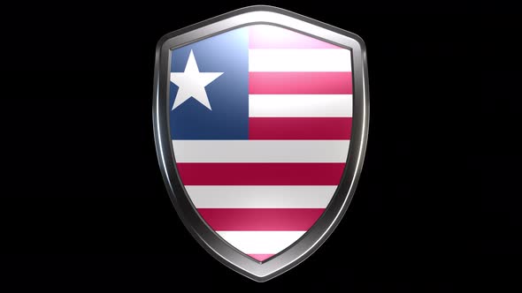 Liberia Emblem Transition with Alpha Channel - 4K Resolution, Motion ...