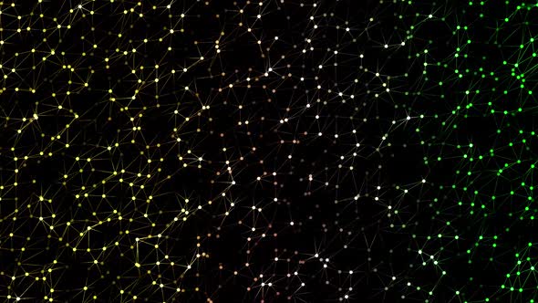 Abstract Connected Blinking Dot, Motion Graphics | VideoHive