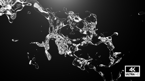 Pure Water Splash, Motion Graphics | VideoHive
