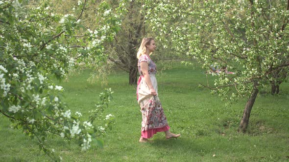 Walk in Spring Park, Stock Footage | VideoHive