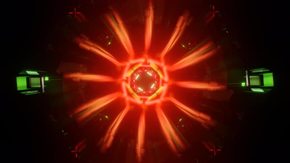 Psychedelic Cross Patterns Animation Geometric Colorful Background ...