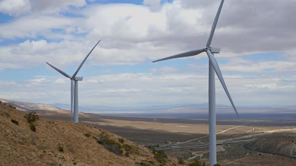 Wind Turbines In California, Stock Footage | VideoHive