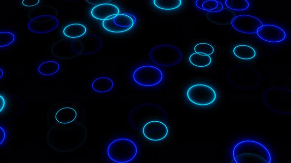 Blue Gradient Abstract Neon Rain Drops, Motion Graphics | VideoHive