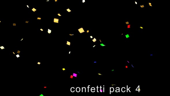 Confetti 4 Pack 4K, Motion Graphics | VideoHive