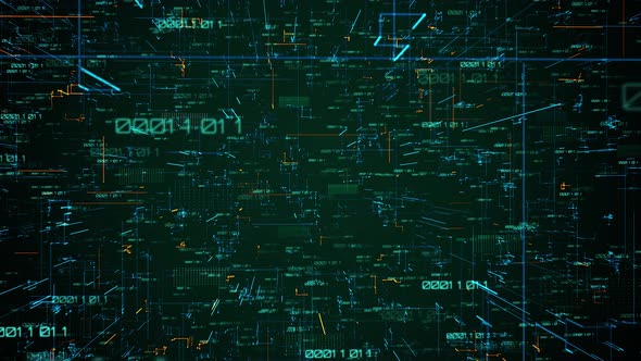 Binary Code Background , Motion Graphics | VideoHive