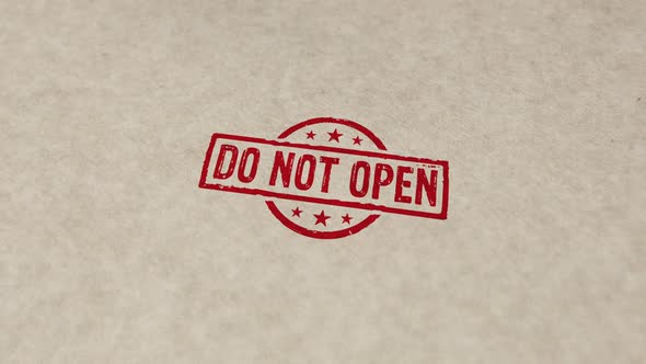 Do not open stamp and stamping animation, Motion Graphics | VideoHive
