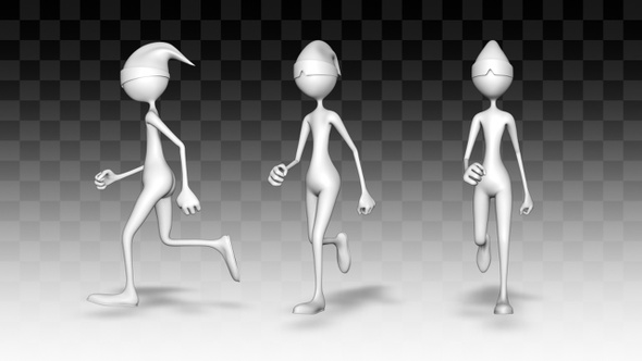 3d Character Man Run (3 Pack), Motion Graphics | VideoHive