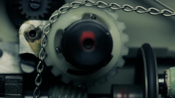 Film Projector Mechanism., Stock Footage | VideoHive