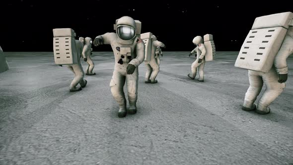 Astronauts Dance On Surface Of The Alien Planet Humanity Colonizing ...