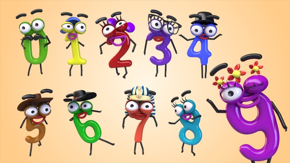 Funny Numbers by nanodesigntec | VideoHive