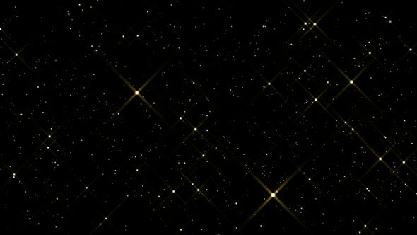 4k Golden Particles Overlay, Motion Graphics | VideoHive