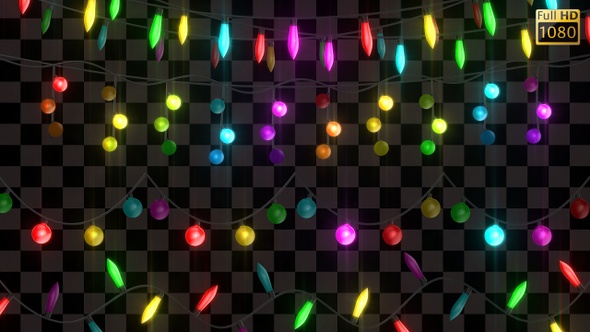 Christmas Lights, Motion Graphics | VideoHive