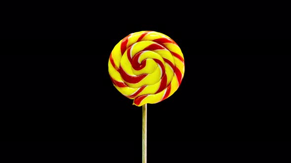 Stop Motion Animation Lollipops On A Modern Background. Sweet Candy ...