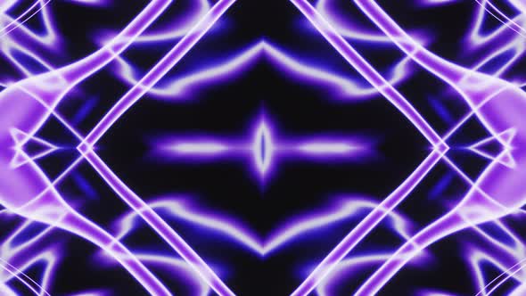 Flashing Purple Abstract Romb Led Neon Vj Loop Animation, Motion Graphics